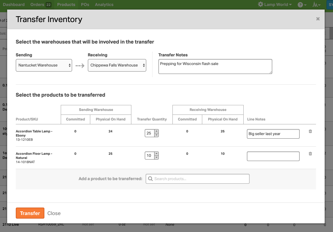 New Feature: Inventory Transfer - Ordoro Blog
